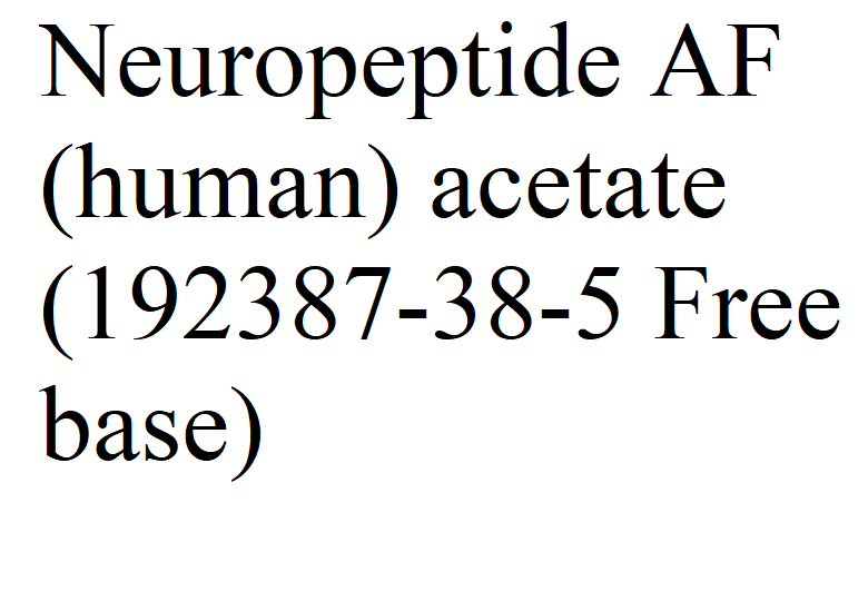 Neuropeptide AF (human) acetate | Opioid Receptor | TargetMol