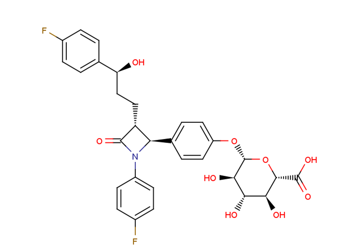 Ezetimibe phenoxy glucuronide | Inhibitor | TargetMol