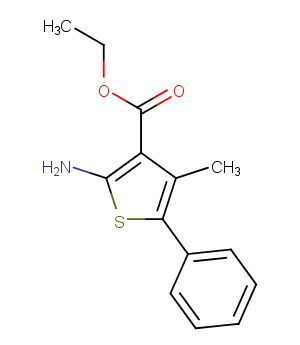 ETHYL 2-AMINO-4-METHYL-5-PHENYLTHIOPHENE-3-CARBOXYLATE | Prostaglandin Receptor | TargetMol
