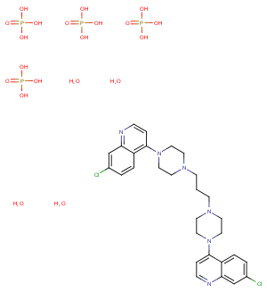 Piperaquine tetraphosphate tetrahydrate | Parasite | TargetMol