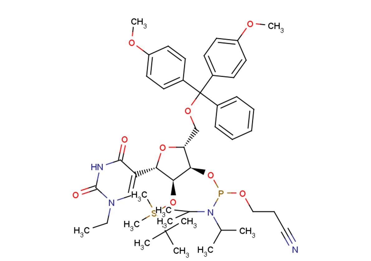 N1-Ethyl-2’-O-TBDMS-5’-O-DMTr-3’-phosphoramidite | | TargetMol