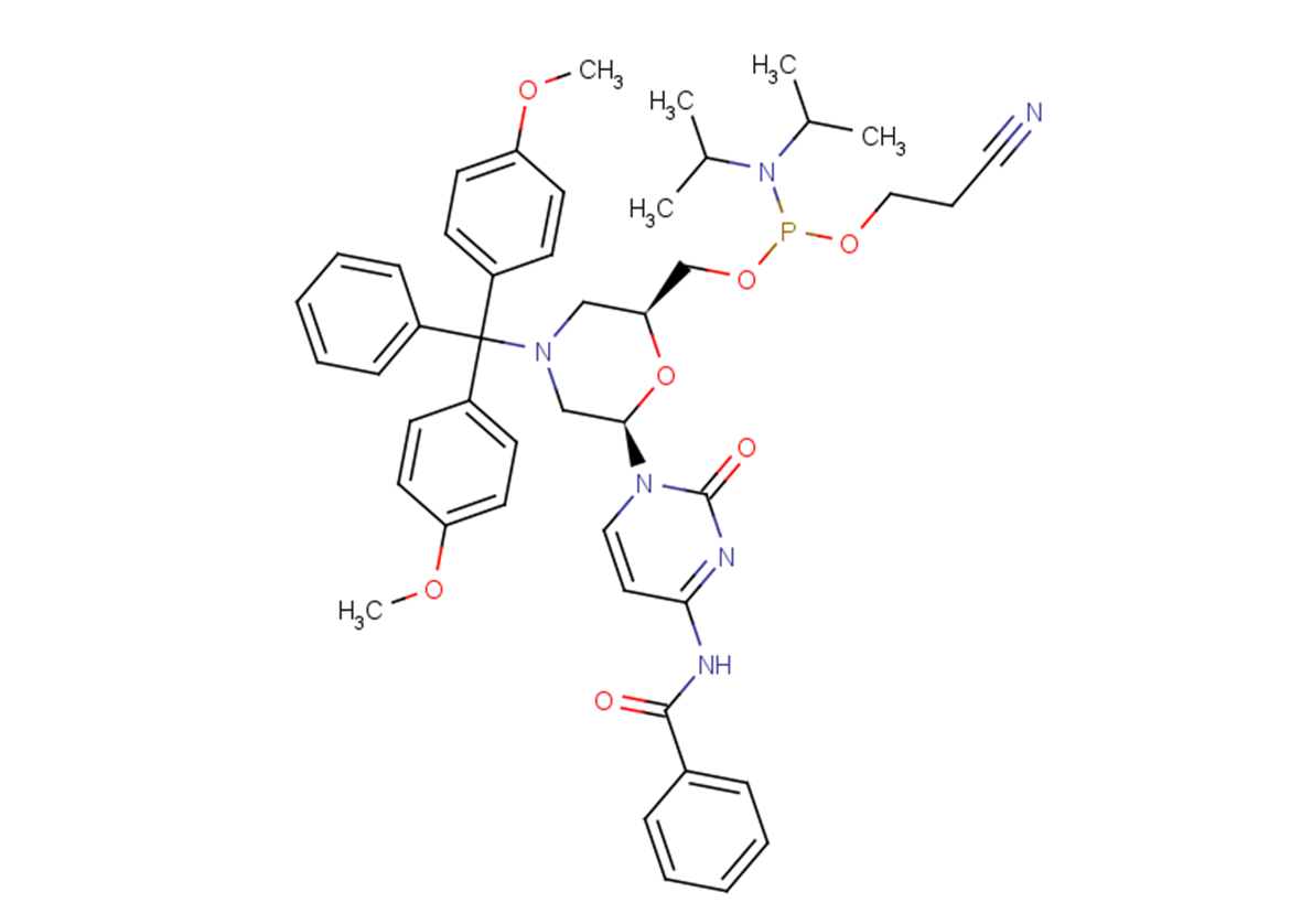 N-DMTr-N4-benzoyl-morpholino-cytosine-5’-O-phosphoramidite | | TargetMol