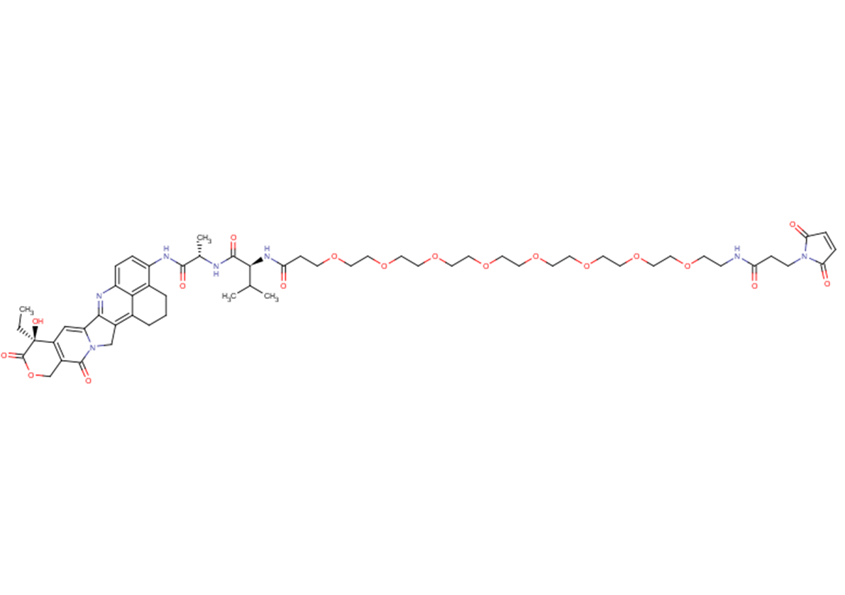 Mal-PEG8-amide-Val-Ala-(4-NH2)-Exatecan | TargetMol