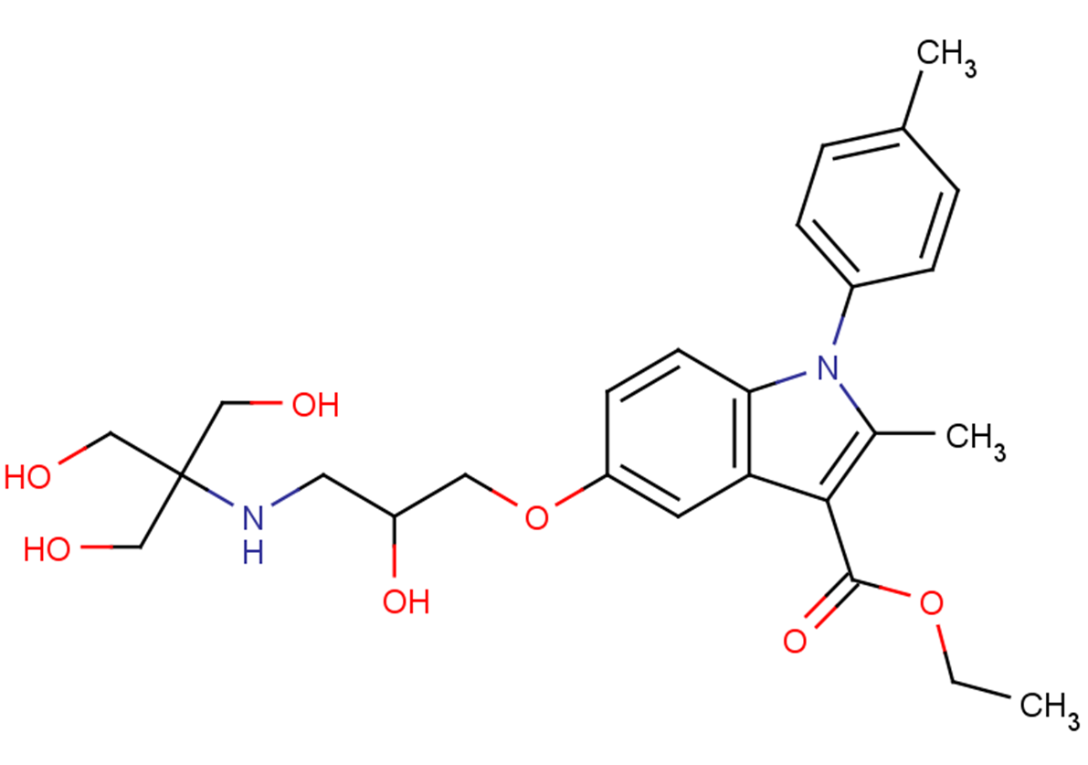 1H-Indole-3-carboxylic acid, 5-[2-hydroxy-3-[[2-hydroxy-1,1-bis(hydroxymethyl)ethyl]amino ...