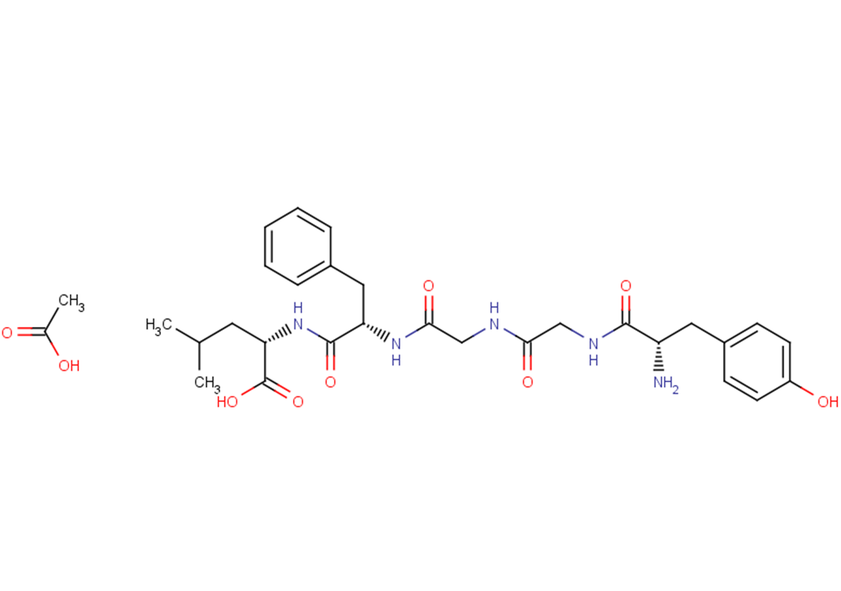 [Leu5]-Enkephalin acetate(58822-25-6 free base) | Opioid Receptor | Endogenous Metabolite ...
